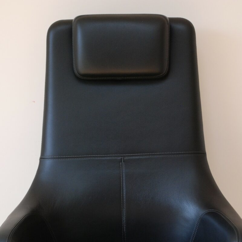 Vitra Grand Executive High Back Chair in Black Leather - Casa Contracts Ltd